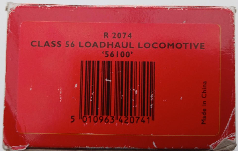 Hornby Class 56 Co-Co Diesel 56100 Load Haul R2074 with Lights, in box ...