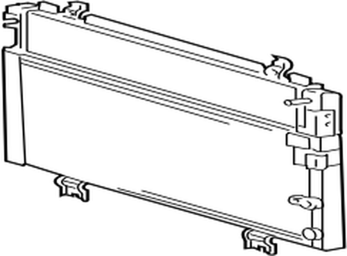 88460-50230 Toyota Condenser assy, cooler 8846050230, New Genuine OEM ...