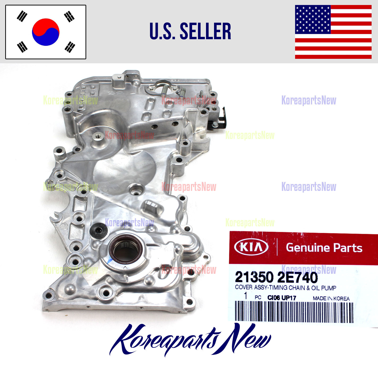 2.0L Timing Cover Engine Oil Pump ⭐OEM⭐ 213502E740 Hyundai Elantra 2017 ...