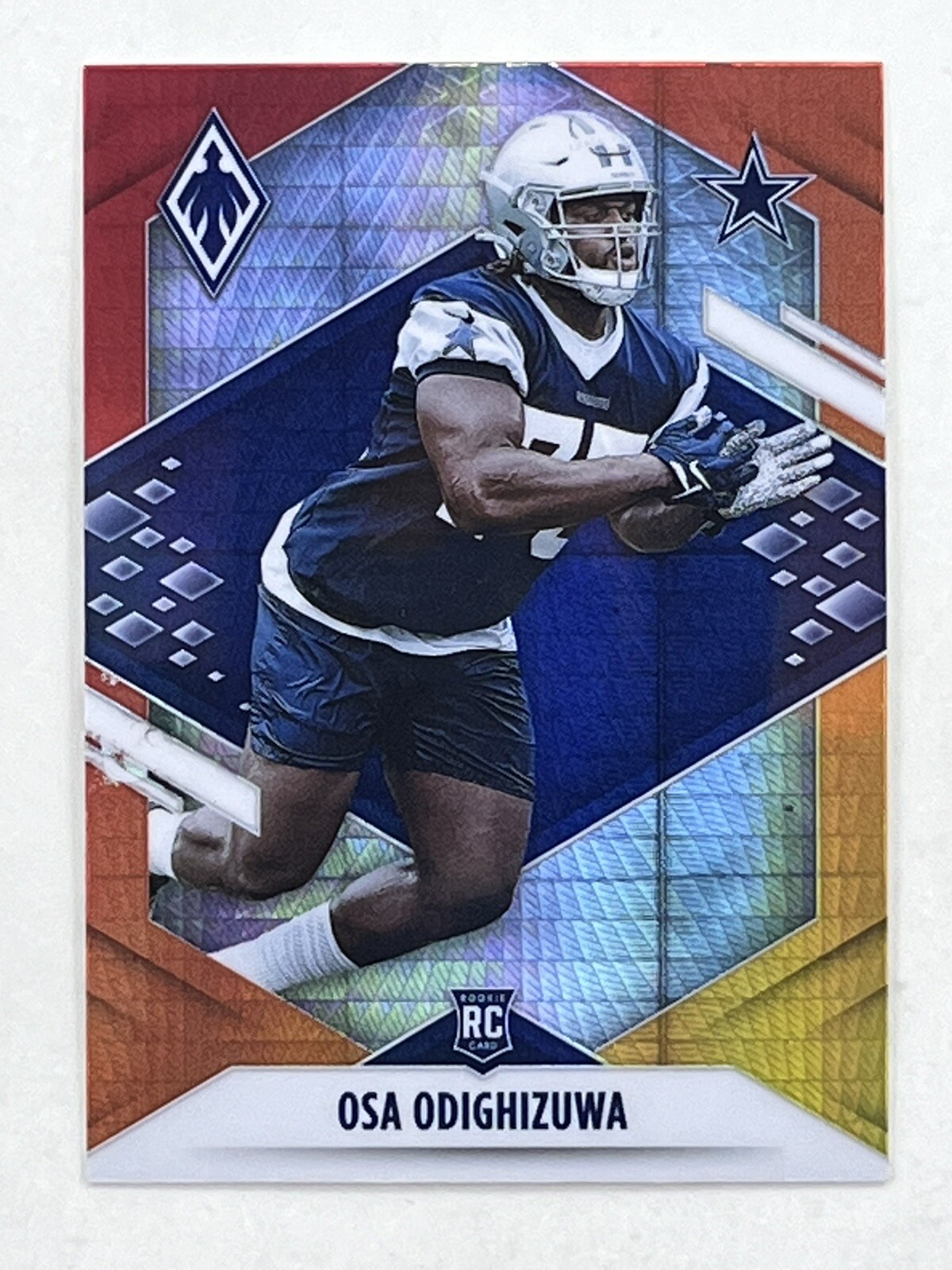 Osa Odighizuwa 2021 Panini Phoenix Fire Burst RC #172 NFL Dallas ...