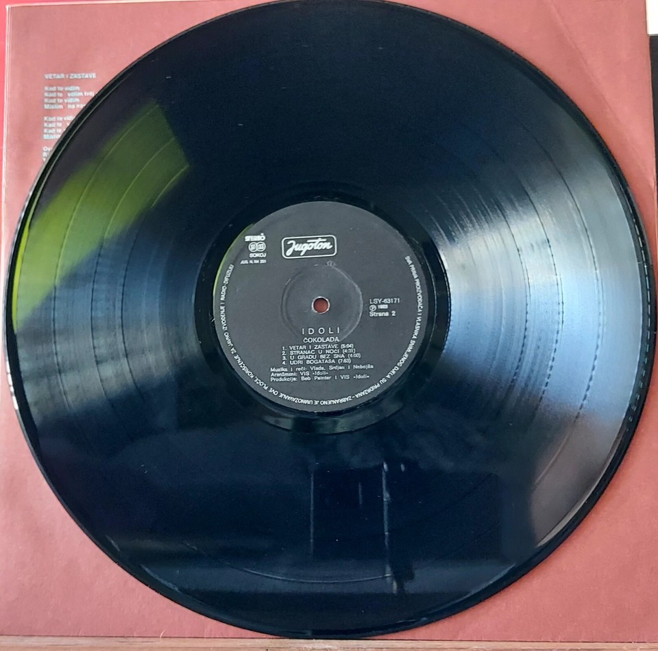 IDOLI COKOLADA ULTRA RARE 1 st Press YUGO PUNK NEW WAVE EX LP Pankrti ...