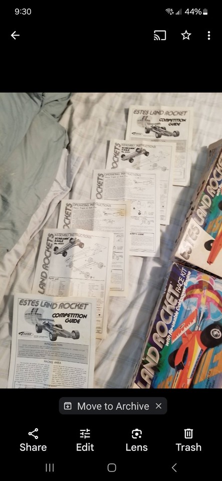 Vintage Estes Cold Power Land Rocket Bundle | eBay
