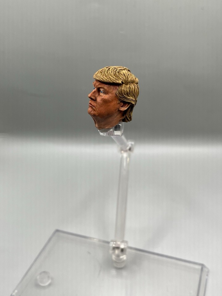 Custom 1:12 Marvel Legends 45th 47th MAGA President Donald Trump head ...
