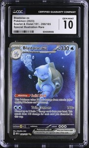 Blastoise ex 2023 Scarlet & Violet: 151 #200/165 Special Illustration ...