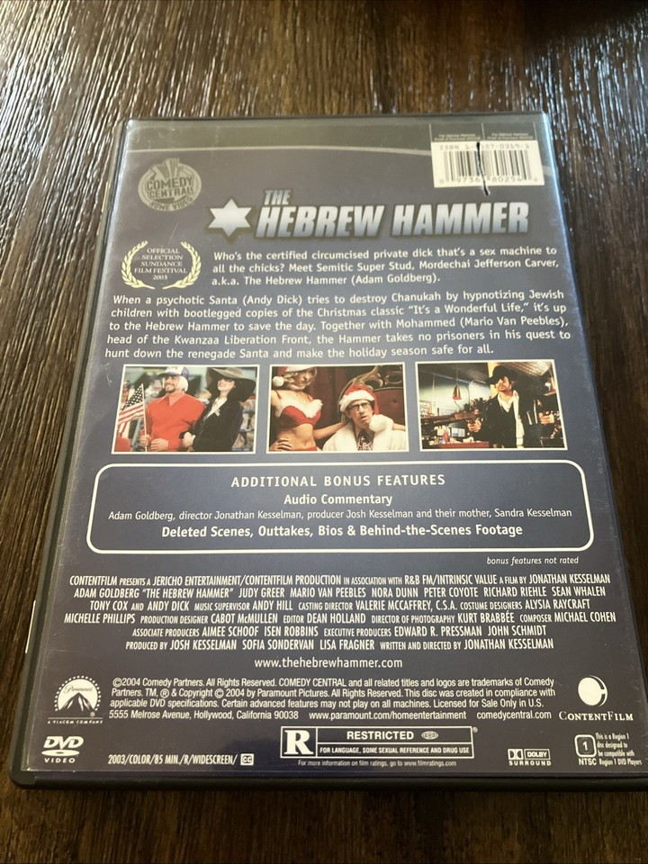 The Hebrew Hammer (2004 Comedy Central DVD, Jonathan Kesselman Rated R ...