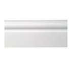 SAMPLE - Lightweight Styrene Plastic Ogee Skirting Board White 100mm ...
