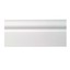 SAMPLE - Lightweight Styrene Plastic Ogee Skirting Board White 100mm | eBay