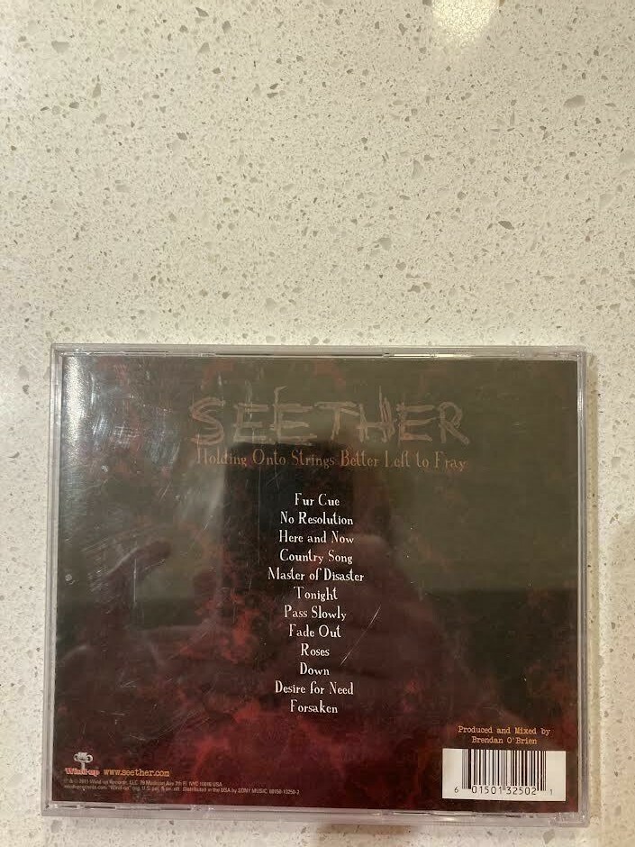 Holding Onto Strings Better Left to Fray by Seether (CD, 2011) ships free 601501325021 | eBay