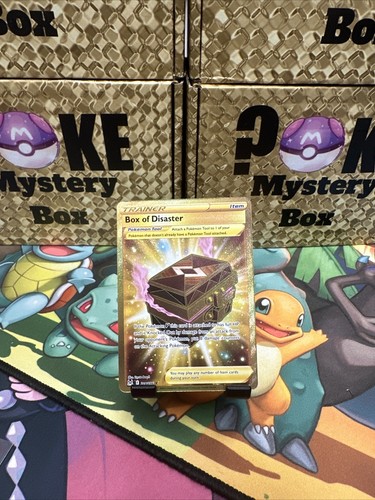 Pokémon TCG Box of Disaster Sword & Shield - Lost Origin 214/196 Gold ...