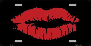 Full Red Lips Metal Novelty License Plate Tag LP4184 | eBay