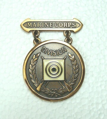 Marine Corps Rifle EIC Excellence In Competition Badge Medal, Bronze ...