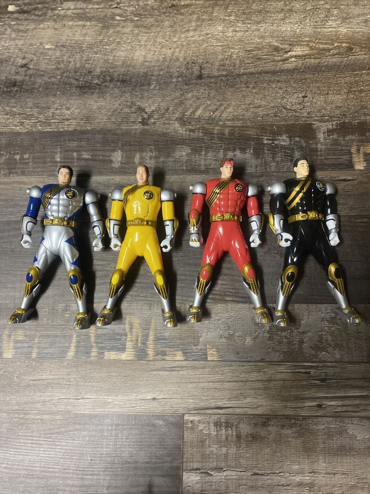 Bandai Power Rangers Action Figure - Wild Force Lot of 4 Figures 2001 ...