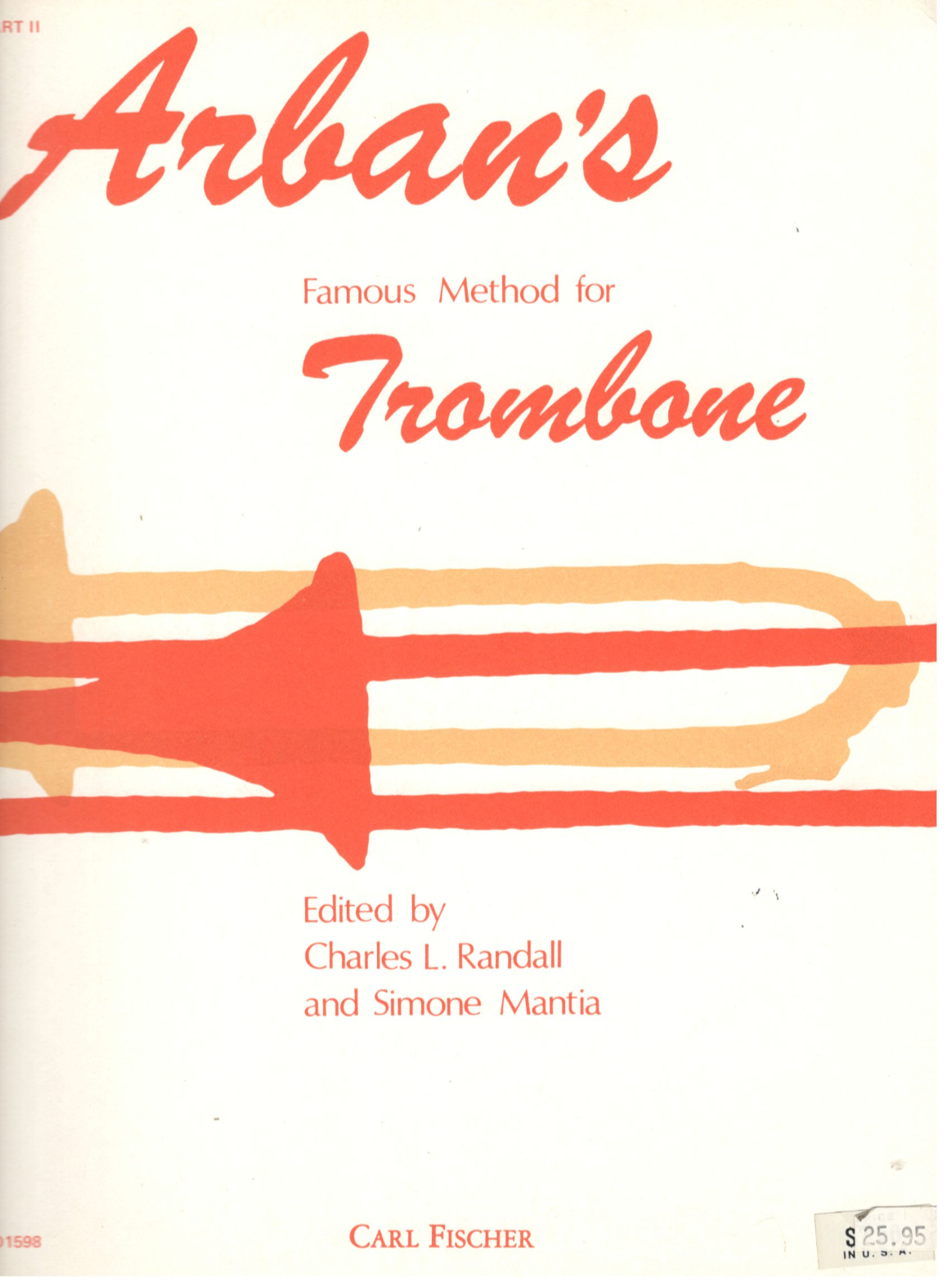 CARL FISCHER ARBAN'S FAMOUS METHOD FOR TROMBONE PART 2 MUSIC BOOK NEW ...