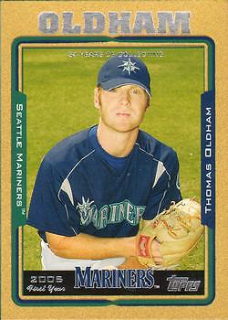 Thomas Oldham 2005 Topps Updates & Highlights #UH240 Gold SN,RC #/2005 ...