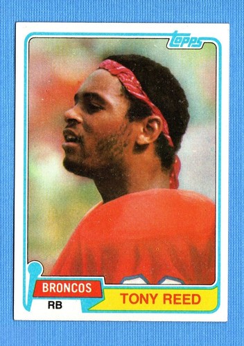 1981 Topps #431 Tony Reed EXMT+ Denver Broncos | eBay