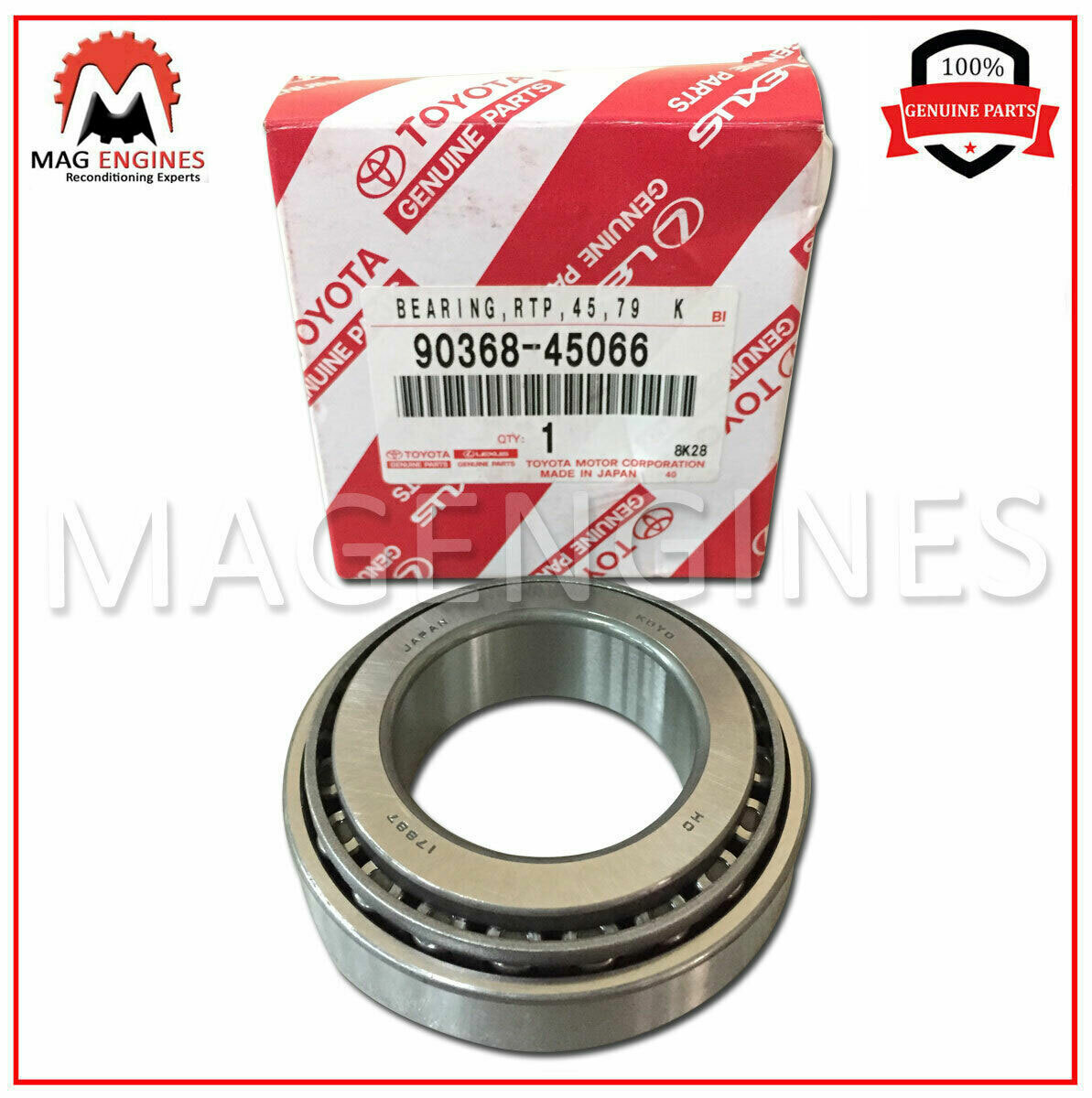 90368-45066 GENUINE OEM BEARING (FOR FRONT DIFFERENTIAL CASE ...