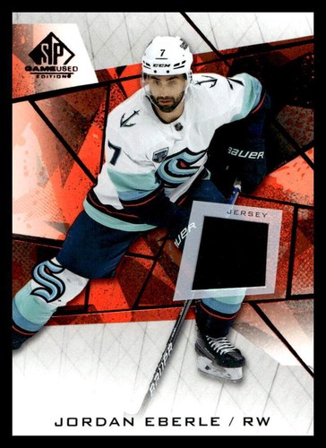 2021 SP Game Used Jordan Eberle #93 Seattle Kraken | eBay