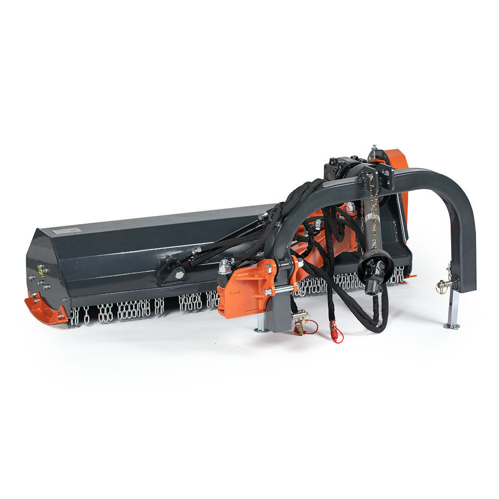 Titan Attachments 3 Point 65" Offset Flail Ditch Bank Mower for Cat 1 ...