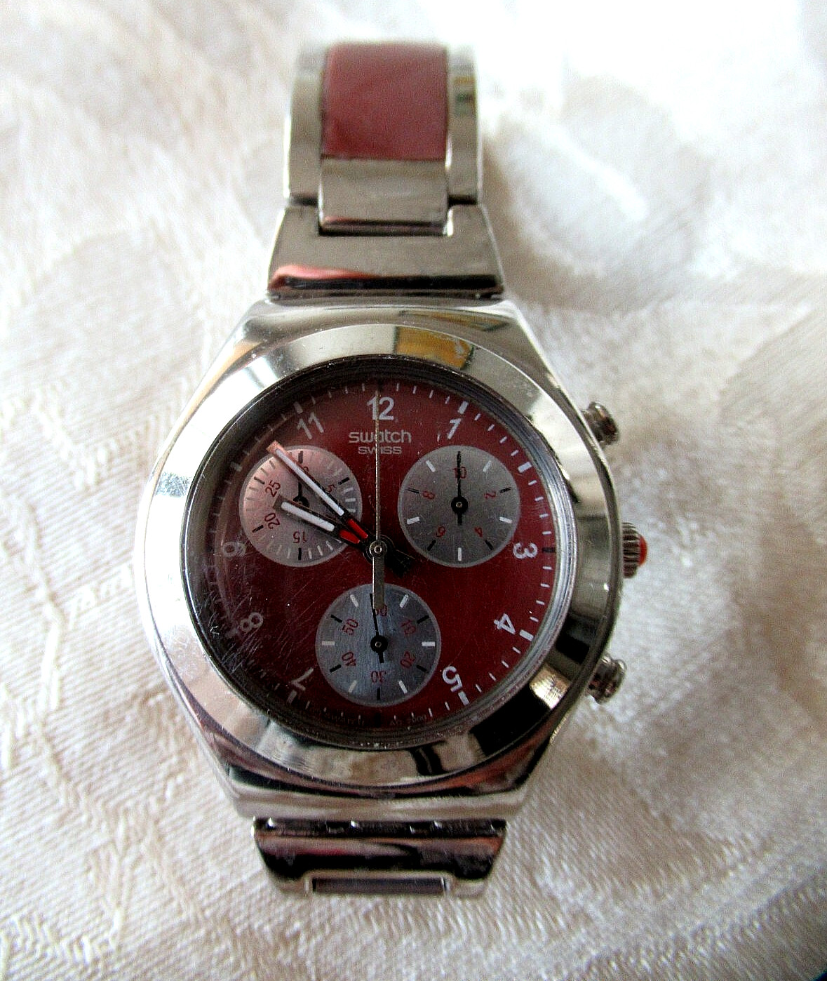 SWATCH IRONY CHRONO Medium - ORIGINAL CASE, INSTRUCT… - Gem