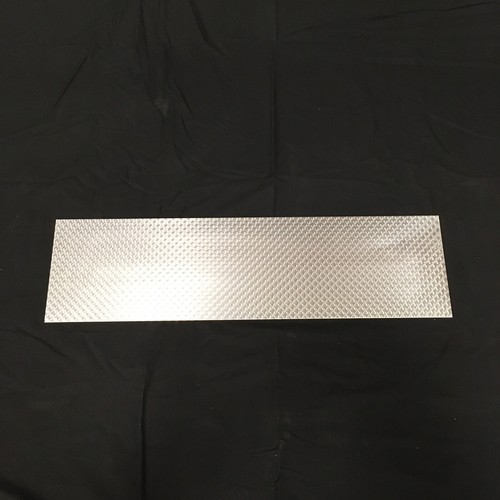 "6"" x 25"" Engine Turned Aluminum Sheet Metal Panel | Swirled Dash ...