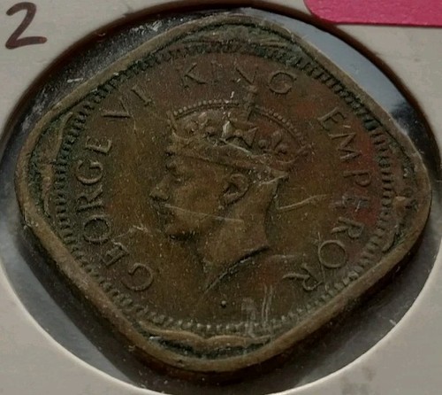 India - British | 2 Annas Coin | King George VI | Km:541A | 1942 | eBay UK