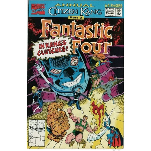 Fantastic Four Annual #25 Kang Marvel 1st Appearance Anachronauts ...