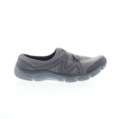 Easy Spirit Riptide 2 SERIPTIDE2 Womens Gray Wide Canvas Clog Flats ...