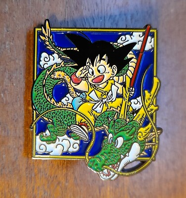 Goku Dragonball Z Metal Enamel Pin Badge Brooch Manga Anime Green ...