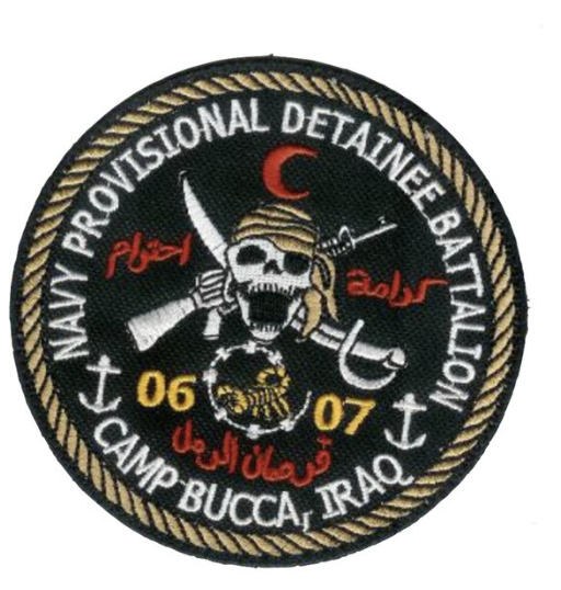 4" NAVY PROVISIONAL DETAINEE BATTALION CAMP BUCCA IRAQ EMBROIDERED ...