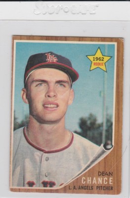 1962 Topps Dean Chance #194 Rookie Baseball Card LA Angels👀 | eBay