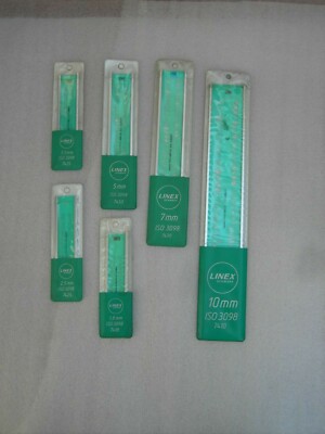 LINEX 7400 TECHNICAL LETTERING STENCILS TEMPLATES VINTAGE DA COLLEZIONE ...