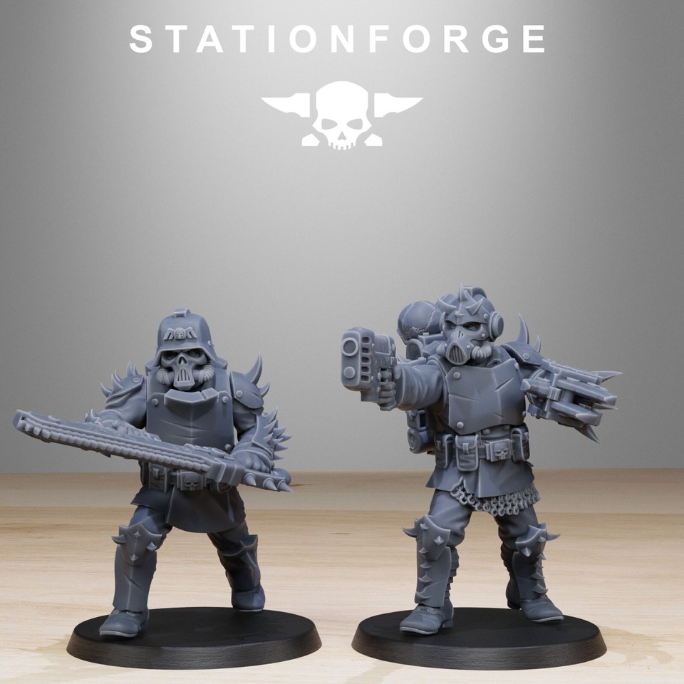 The Corrupted Guard Builder Kit from Station Forge 32mm | eBay
