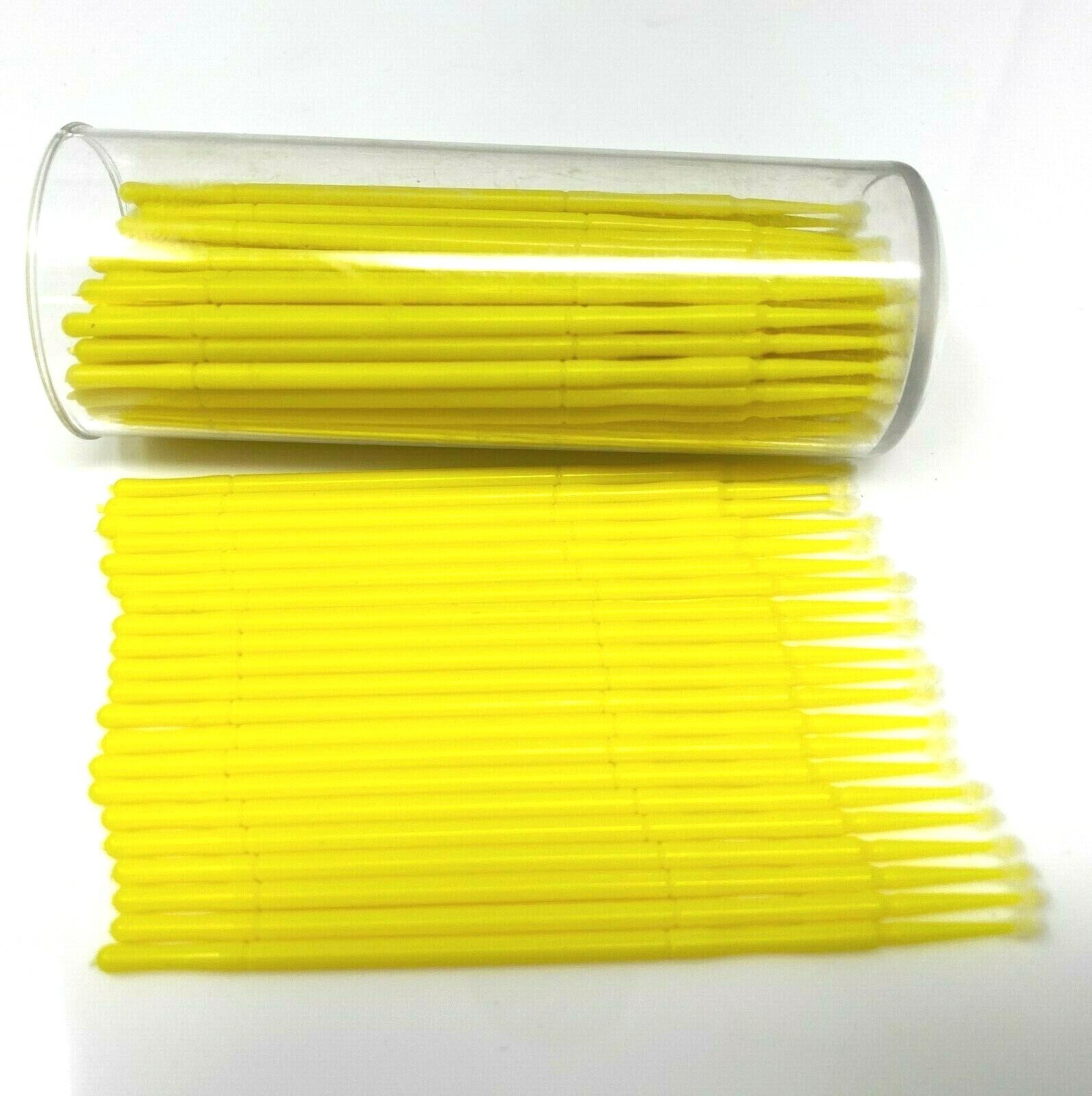 100 pcs Eyelash Extension Microblading And Tattoo Supply Micro Brush ...