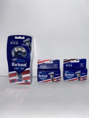 Barbasol Ultra 6 Plus Razor Handle w/10 Cartridges ~ Brand New | eBay