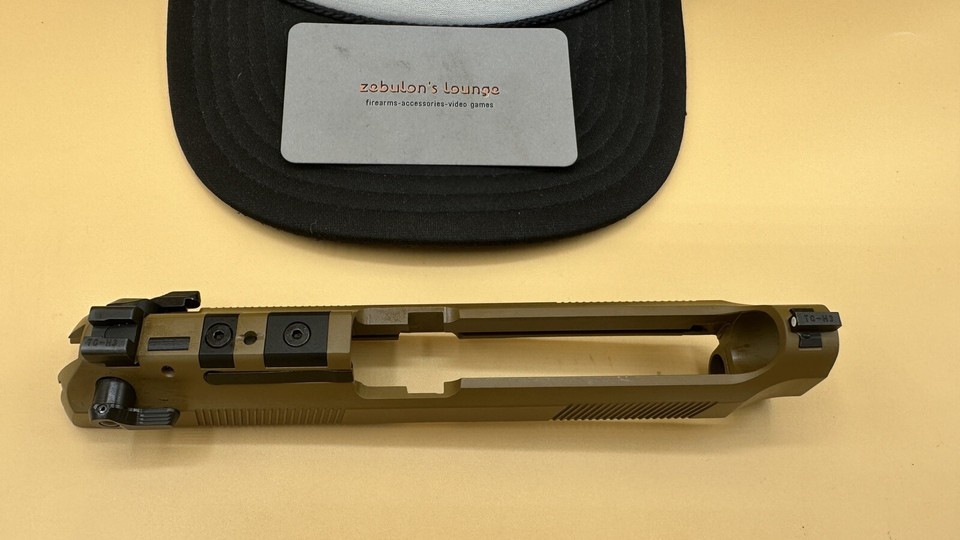OEM Upper Beretta M9A4 G FULL Slide 9mm FDE Tan Optic Ready RDO - NO CA ...