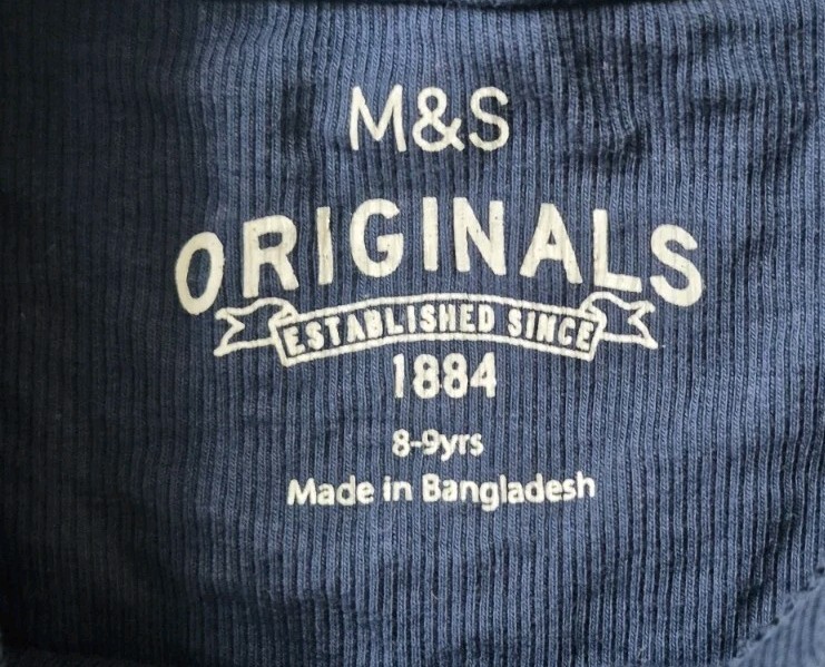 Girls Boys M&S Blue Cheetah Leopard Print Animal Tshirt Top Age 8-9 ...