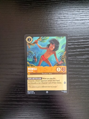 Disney Lorcana Whispers in the Well - Mowgli - Man Cub - Regular #19 | eBay