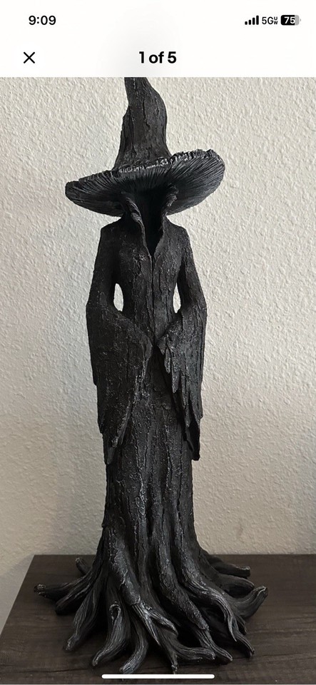2025 Cracker Barrel Black Witch Statue #New In Box! | eBay