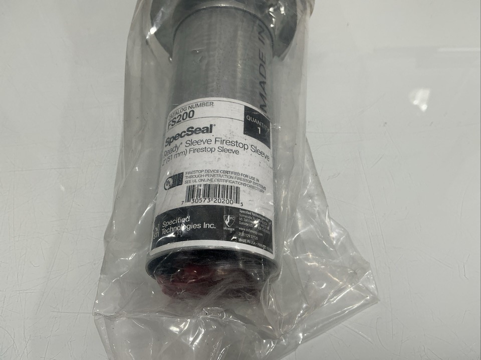 SpecSeal FS200 2” Ready Firestop Sleeve | eBay