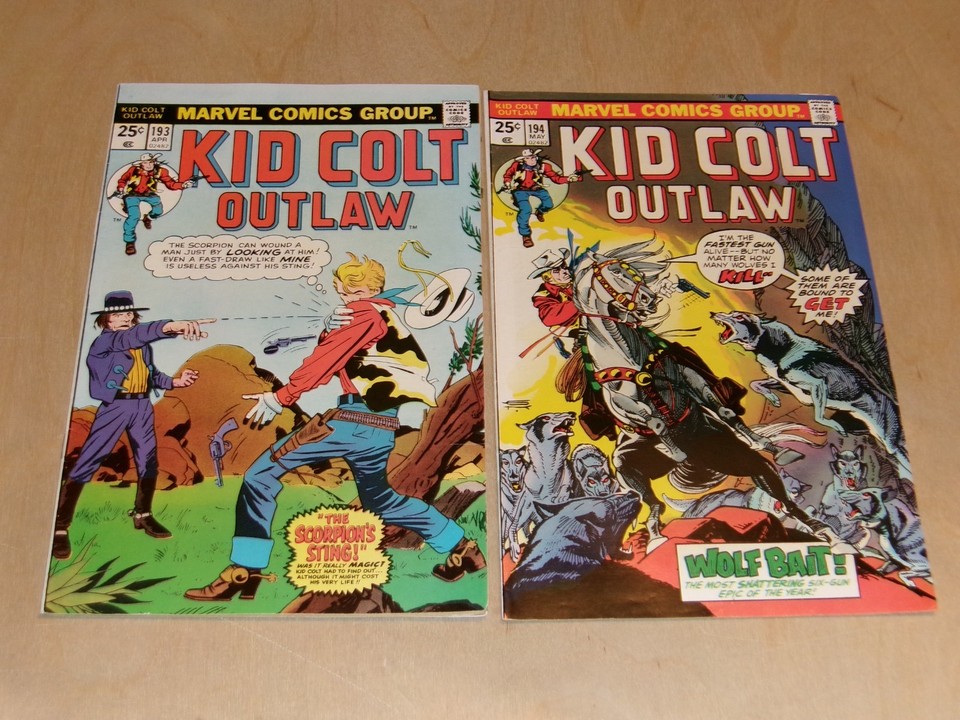 Kid Colt Outlaw 171-220 (1973-1977) FN Average Full Run 50 Total Issues ...