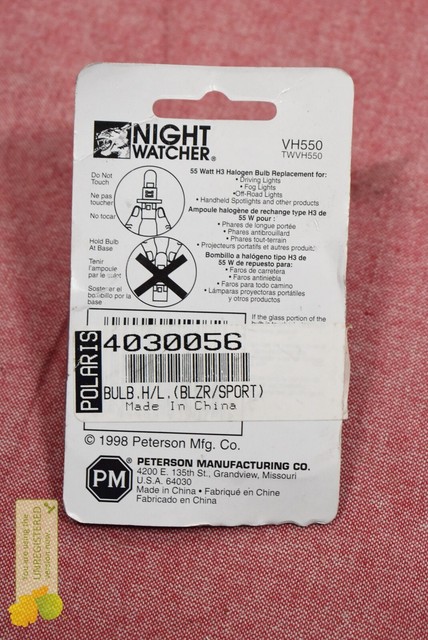 Polaris ATV Trail Blazer Scrambler Sport 400l Headlight Bulb OEM ...