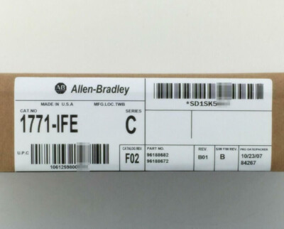 AB 1771-IFE /C New Factory Sealed PLC-5 Analog Input Module Spot Goods ...