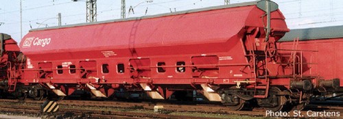 Wagon Trémie rouge DB Cargo type 'Tadgs' de la DB - 66371 - ROCO - 1/87 ...