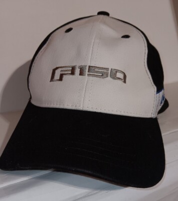 Hat Cap Licensed Ford F150 Black and White Adjustable hook and loop ...
