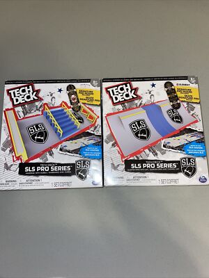 tech deck sls pro series quarter pipe with gap & handrail with hubba | eBay