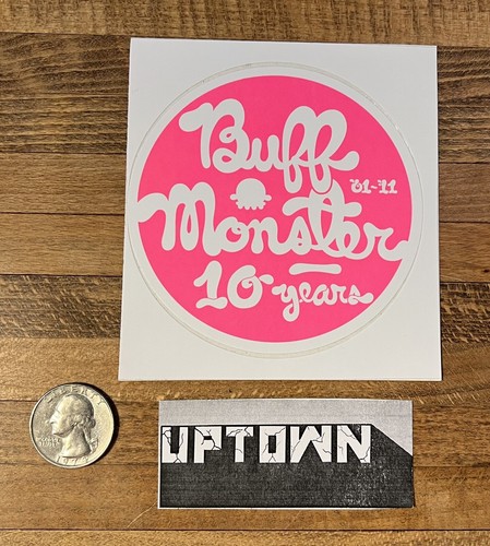 Buff Monter 10 year anniversary 2011 Graffiti Sticker NOS Rare! | eBay