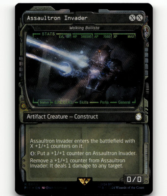 MTG Assaultron Invader - Walking Ballista (Showcase) (Surge Foil) - UB ...