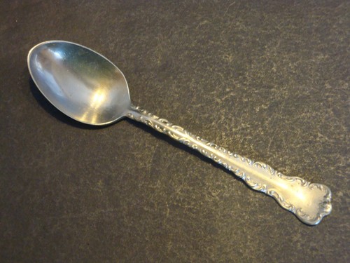 LASHAR SILVER 77 Baby Spoon Victorian Swirl Pattern Vintage | eBay