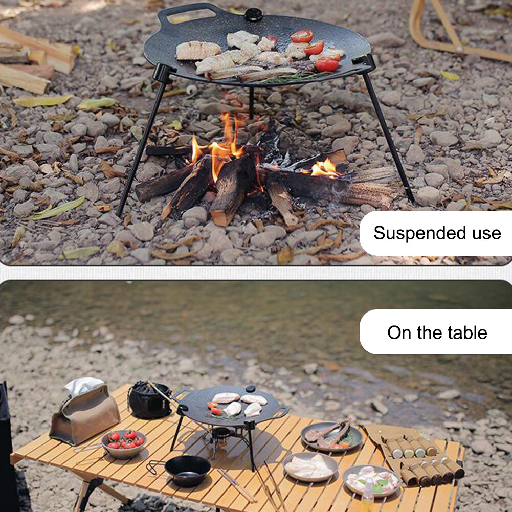 Barbecue Tray Holder Adjustable BBQ Triangular Bracket Metal for ...