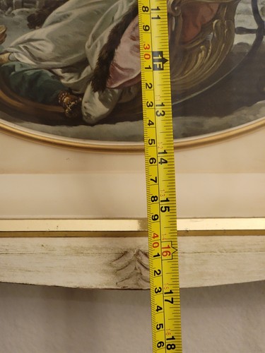 ANTIQUE ORIGINAL 19th C Francois Boucher LITHOGRAPH COUPLE WINTER ...